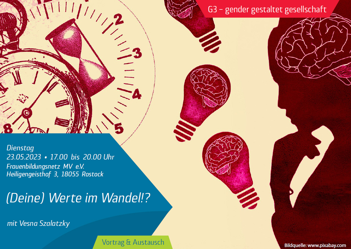(Deine) Werte im Wandel!? 23.05.2023 – G3 gender gestaltet gesellschaft